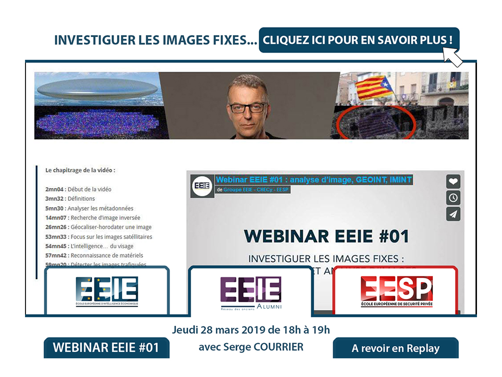 Webinar EEIE #01 : analyse d’image, GEOINT, IMINT | École Européenne d ...